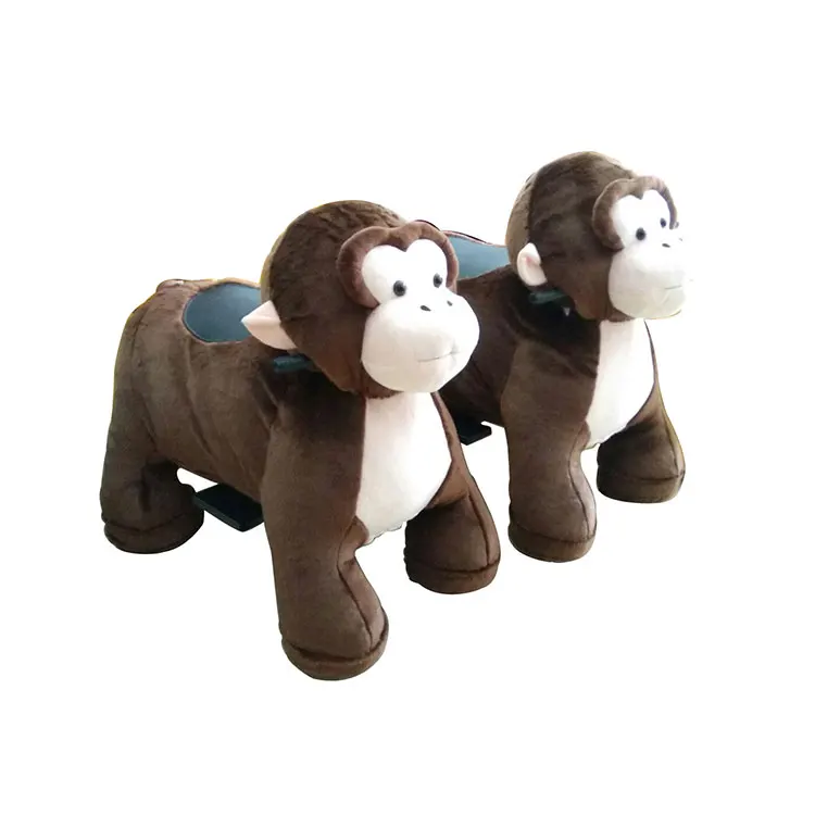 Indoor Carnival Plush Motorized Battery Coin Operated Shopping Mall ...