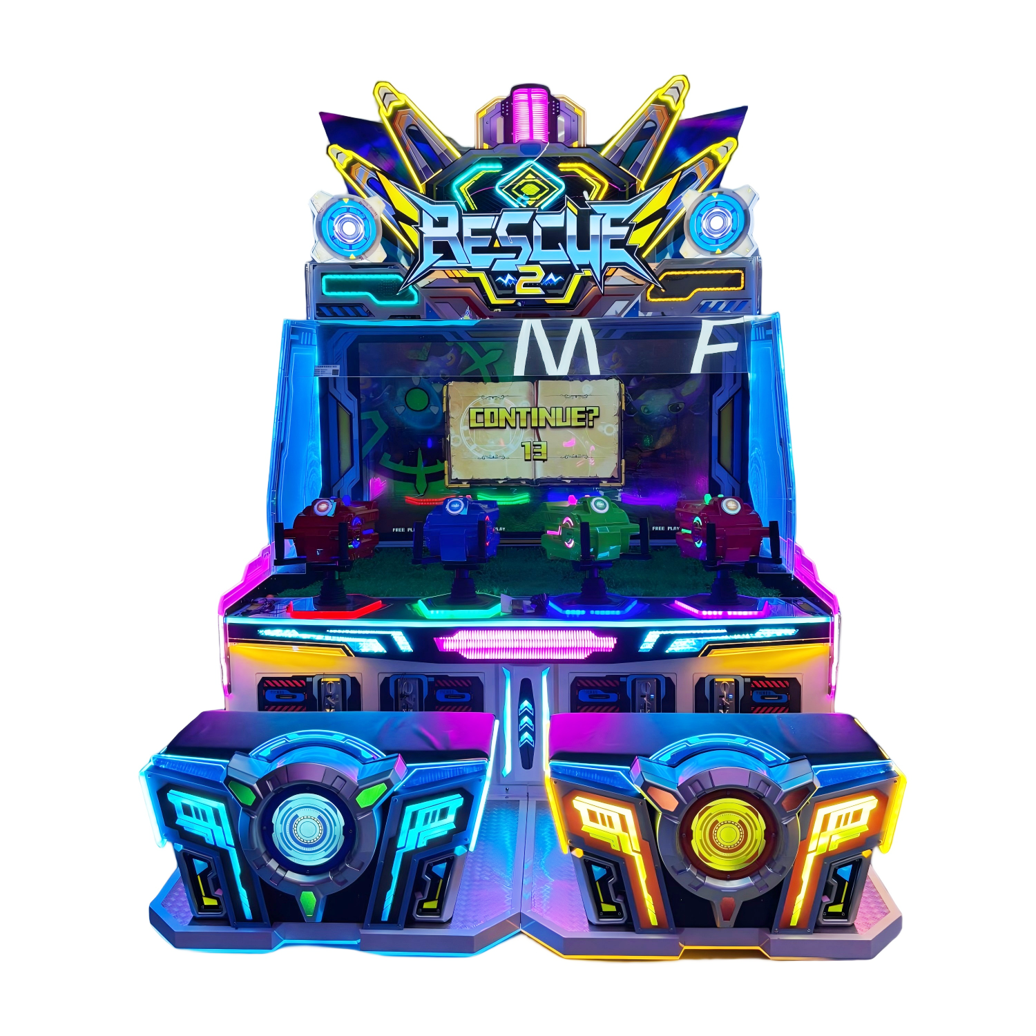 Rescue 2-4P Water Shooting Arcade Redemption Game | Multi-Player Water ...