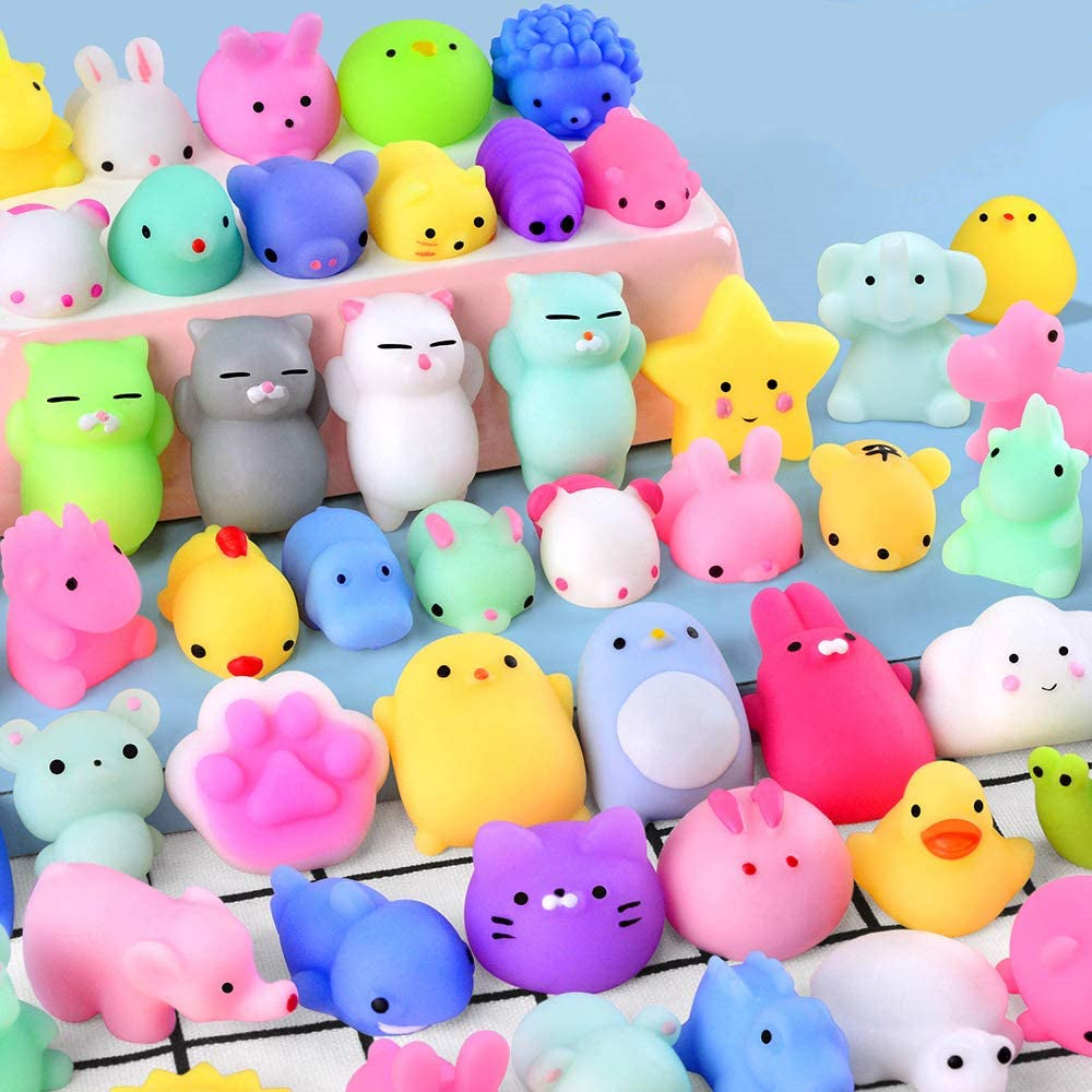 1 Scoop Mini Mochi Squishy Toys Crazy Scoop Fidget Stress Relief Toys,