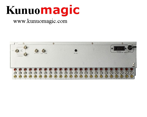 16 av in 1 RF out Analog Fixed Channel CATV modulator for Hotel, School ...