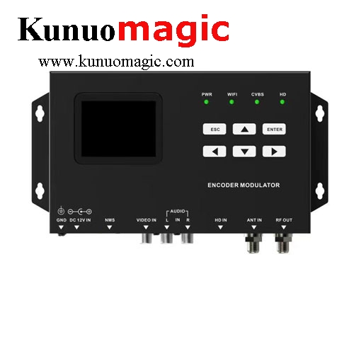Mini HDMI to RF DVB-T and ISDB-T Encoder Modulator with H.264 Encoding