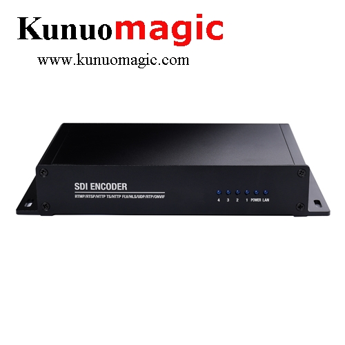 4 Channel HD 1080P IPTV Encoder Full HD 1080P H.265 SDI to IP Video ...