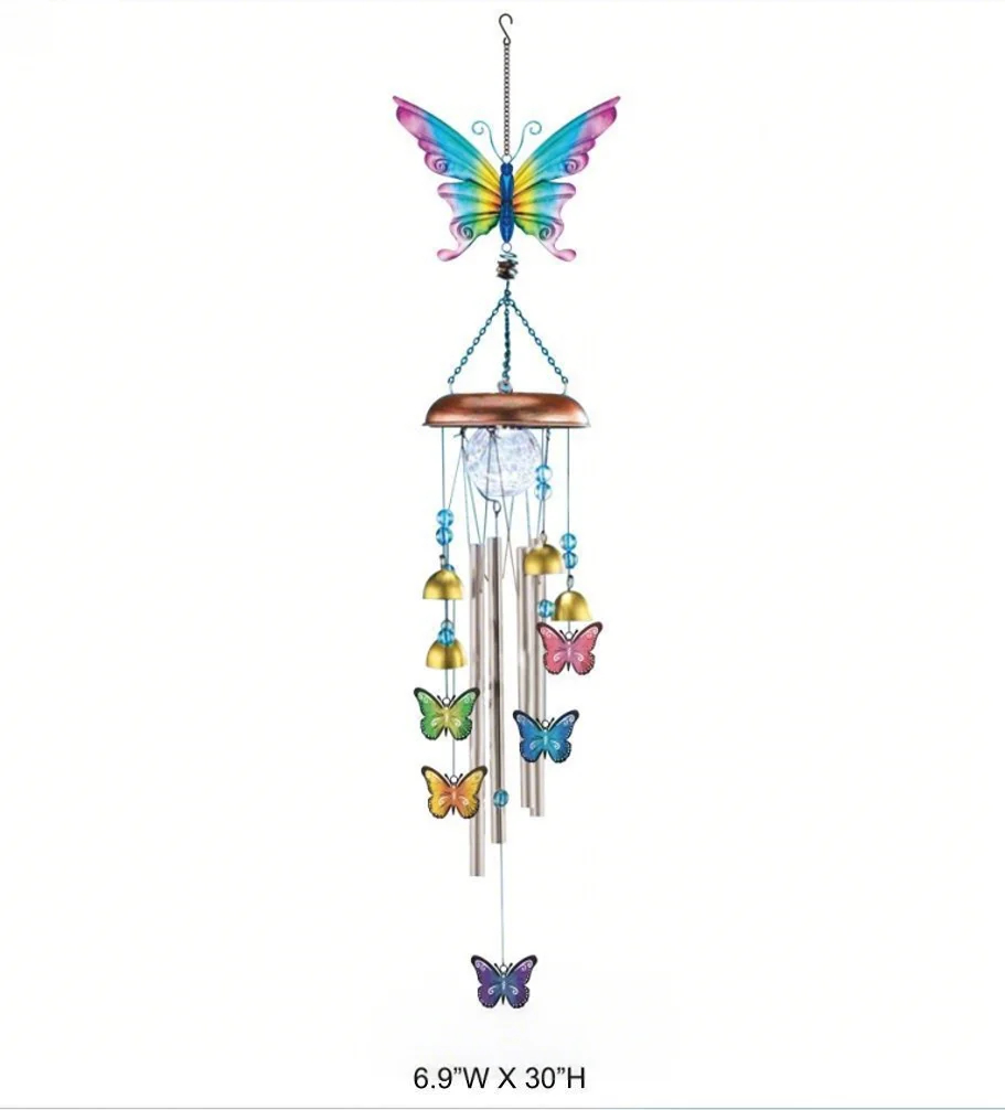 Solar Butterfly Chime