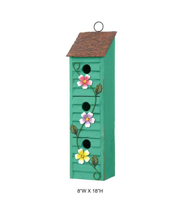 Simple Green Birdhouse