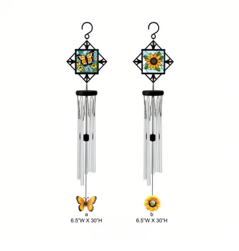 Butterfly & Sunflower Wind Chime