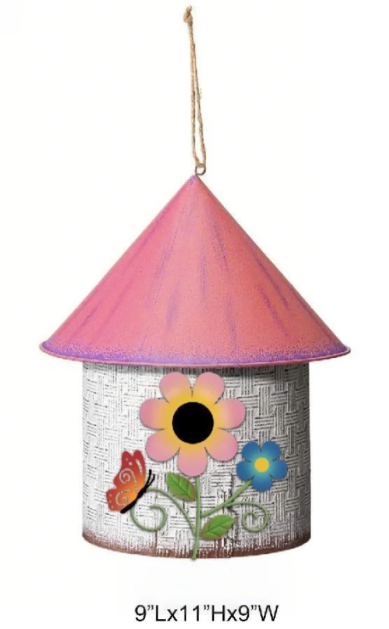 Pink Outdoor Birdhouse