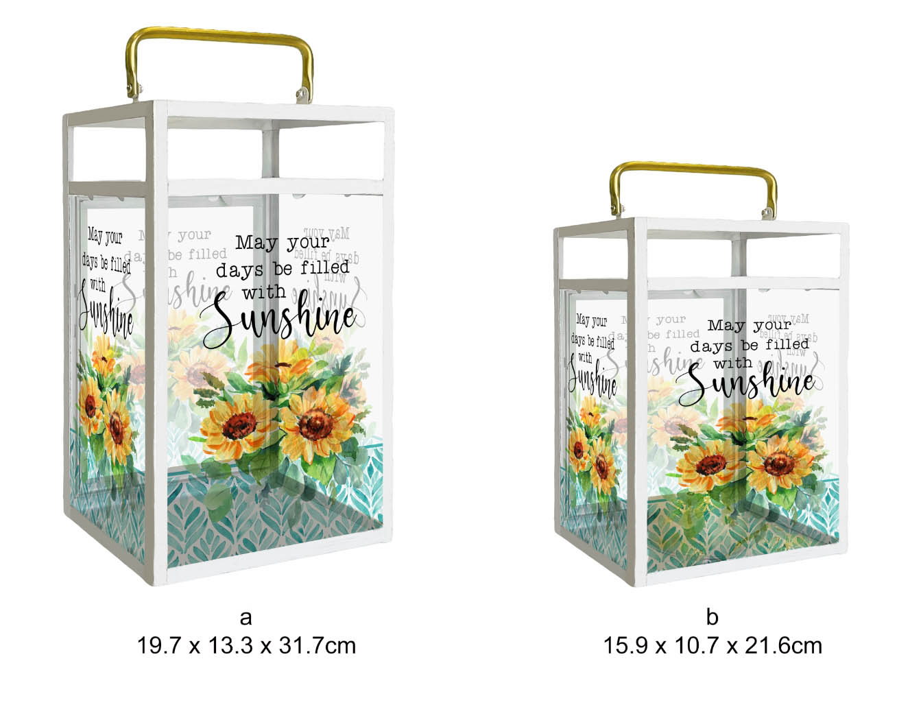 Sunflower Outdoor Lantern