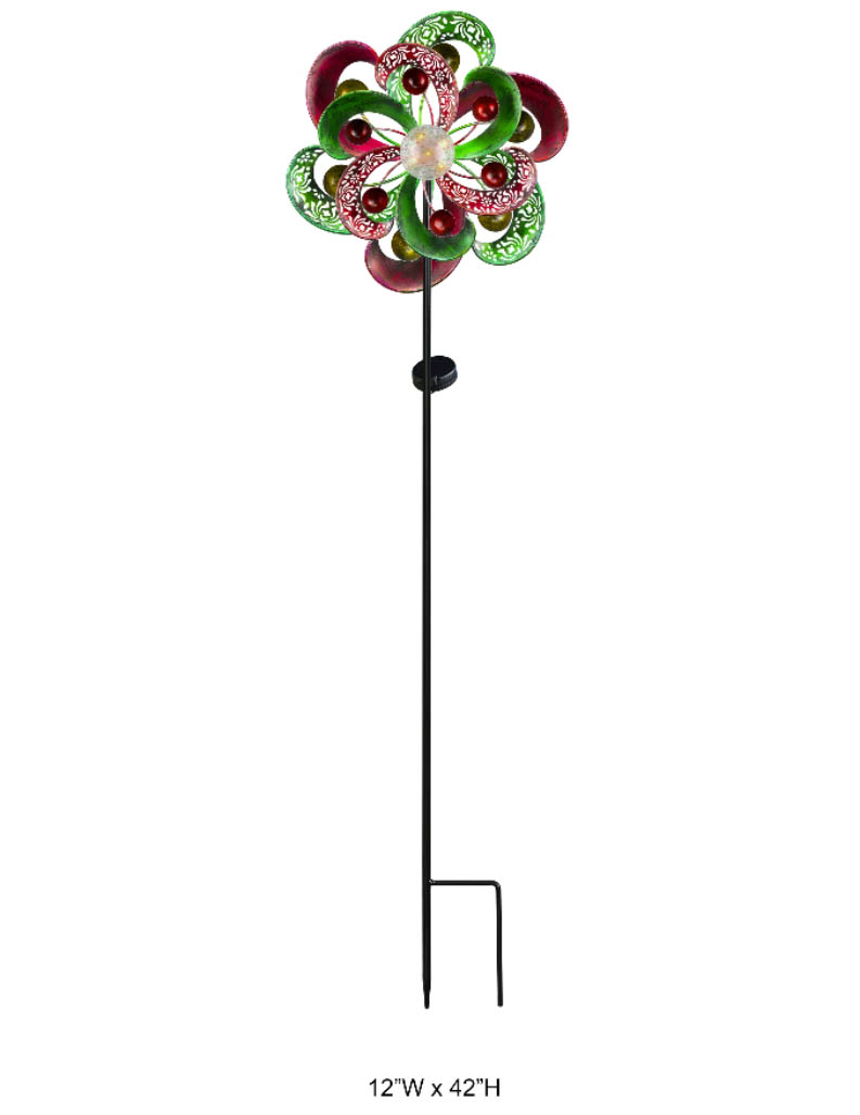 Blossom Cycle Solar Powered Spinner