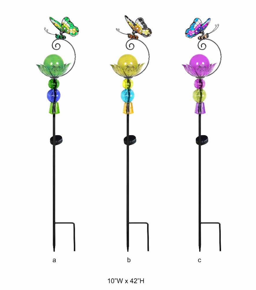 Butterfly Solar Stake
