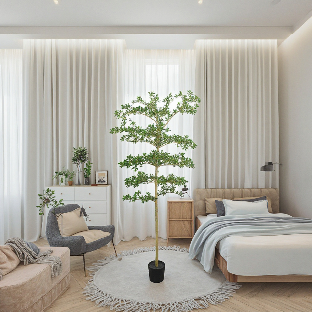 OH Arts Olive Plant Indoor Faux Olive Tree Indoor Shady Lady Olive Tree ...