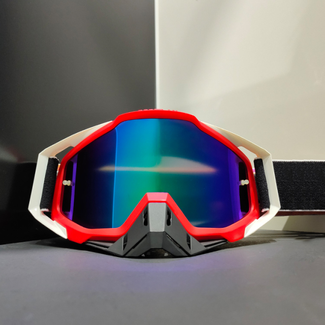 100% UV motocross goggles uv400 protection windproof Dustproof motorcycle goggles off road dirt ...