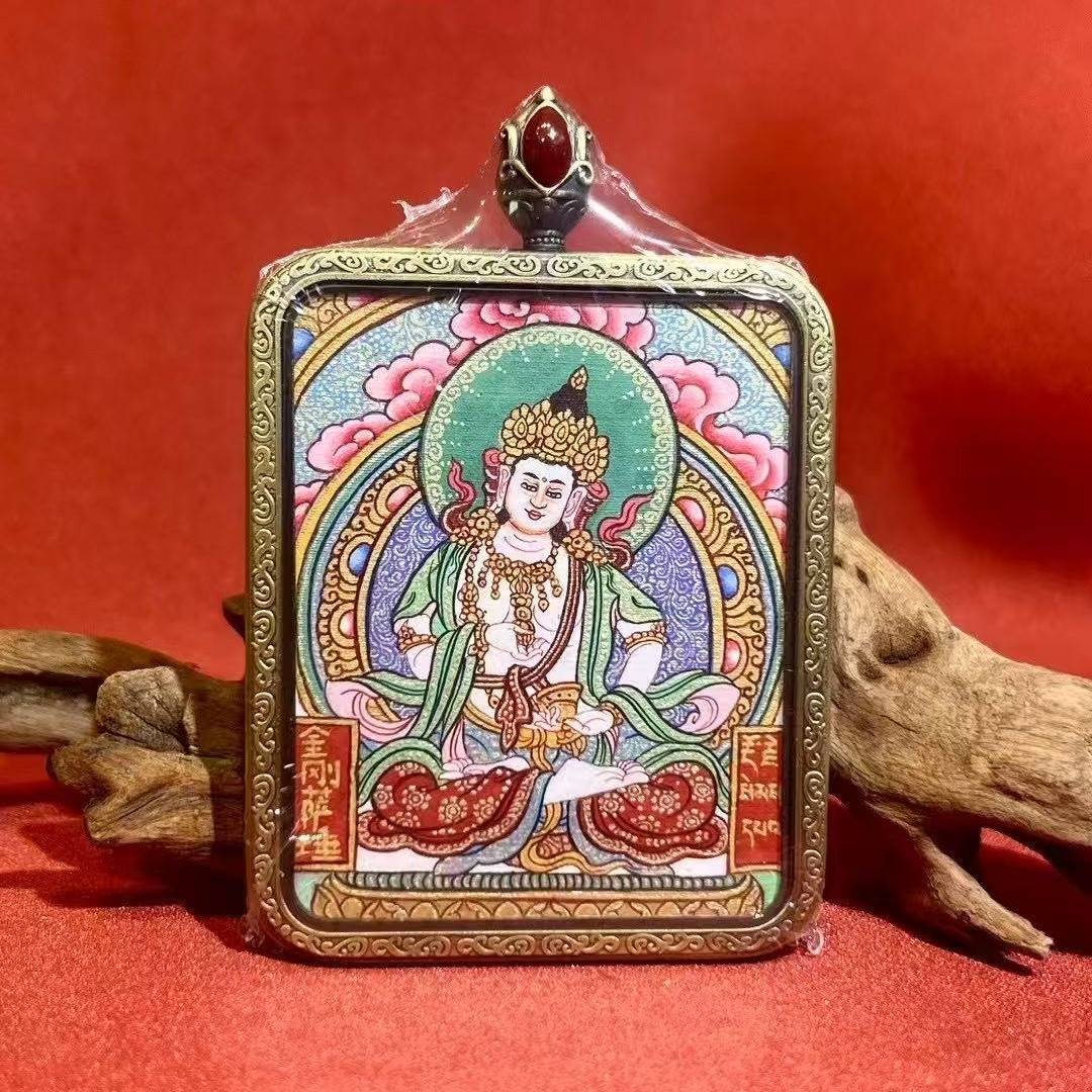 Black God Thangka - Wealth Tibetan Thangka Painting