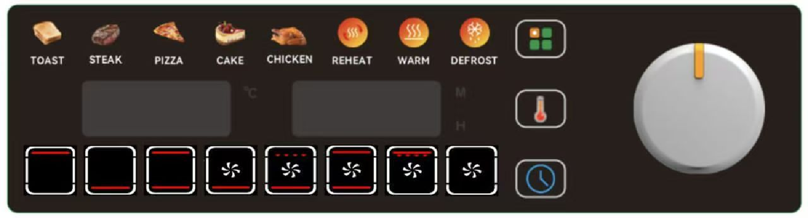 Premium Touch Controller for Built-in Oven