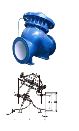 Multifunctional water pump control valve JD745X-16Q