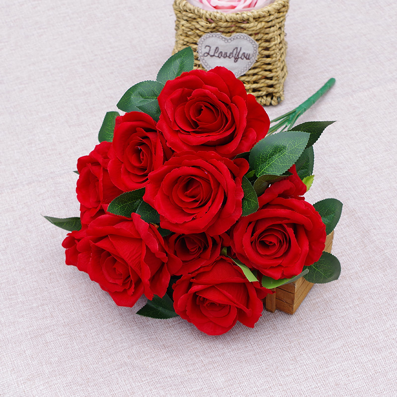 Wholesale Fake Rose Bouquet Flowers