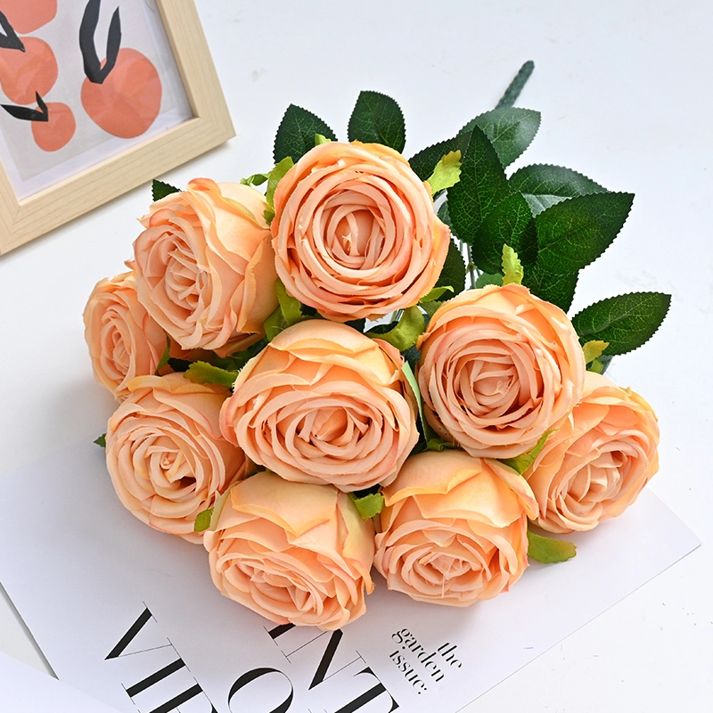 Artificial Rose Bouquet Flowers Decoration For Wedding – Silk Flowers ...