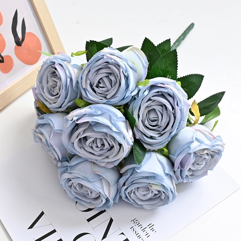 Artificial Rose Bouquet Flowers Decoration For Wedding – Silk Flowers ...