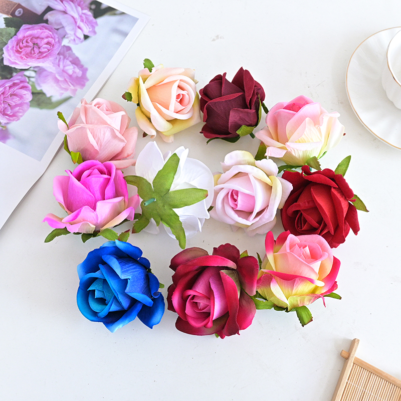 3" Velvet Rose Heads – Wholesale Artificial Flowers