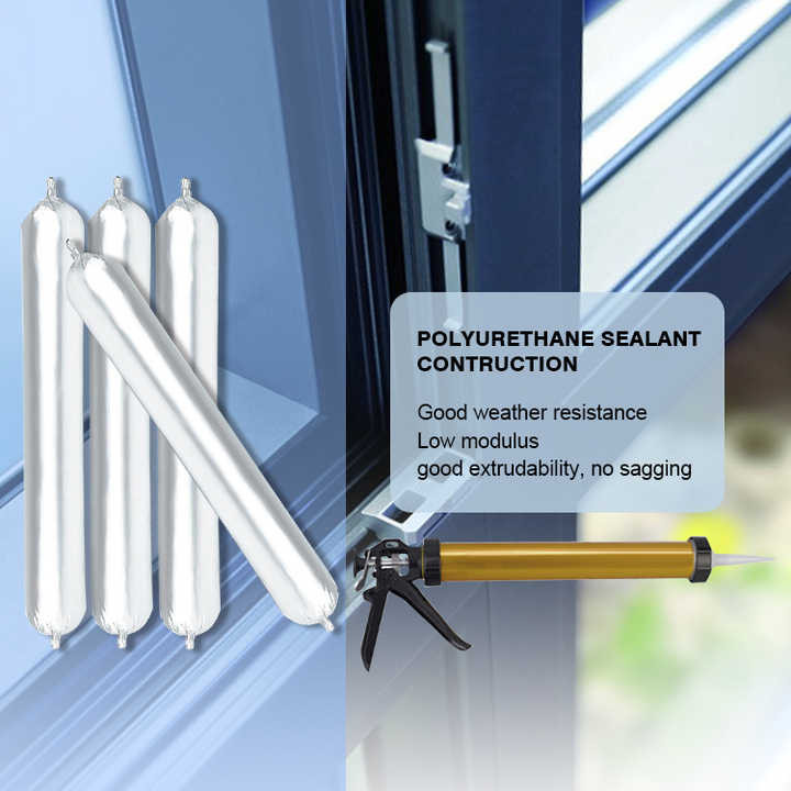 PU40 Fast-Curing Polyurethane Construction Sealant - High Viscosity, 600ml Sausage