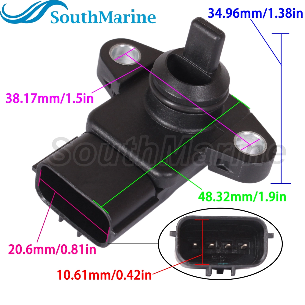 Boat Engine 68F-83688-00 10 MAP Pressure Sensor for Yamaha Jet Boat ...