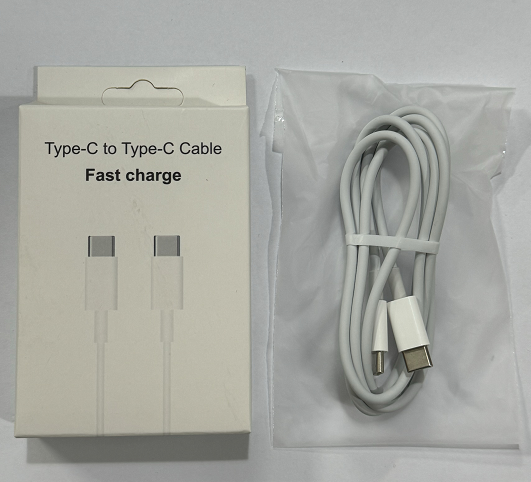 Wholesale For Type-C to Type-C Smart Chip Safe Fast Charging Cable
