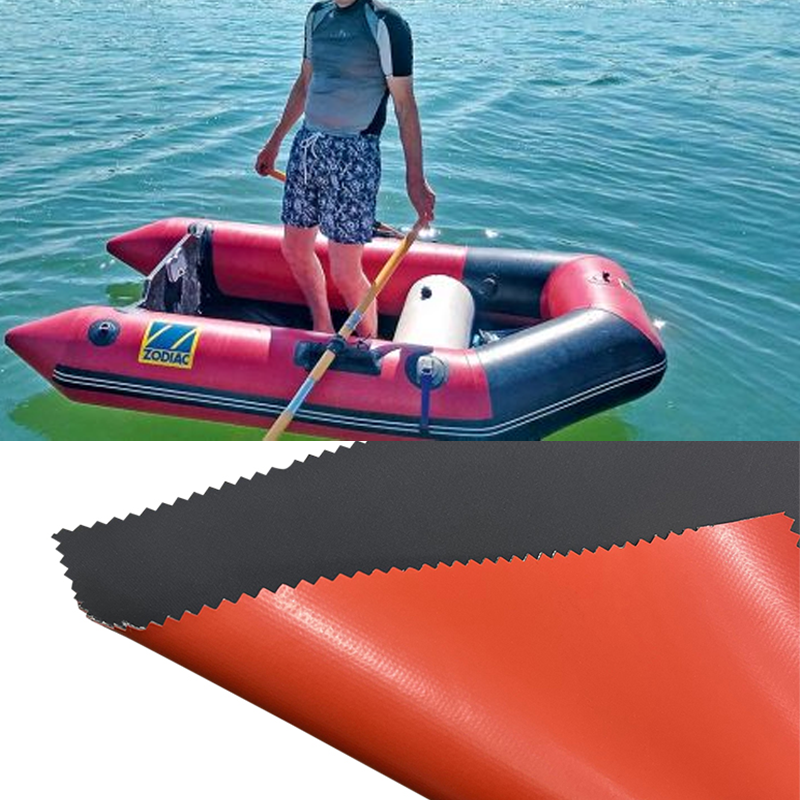 inflatable boat technical Red fabric 866 CSM/CR Hypalon