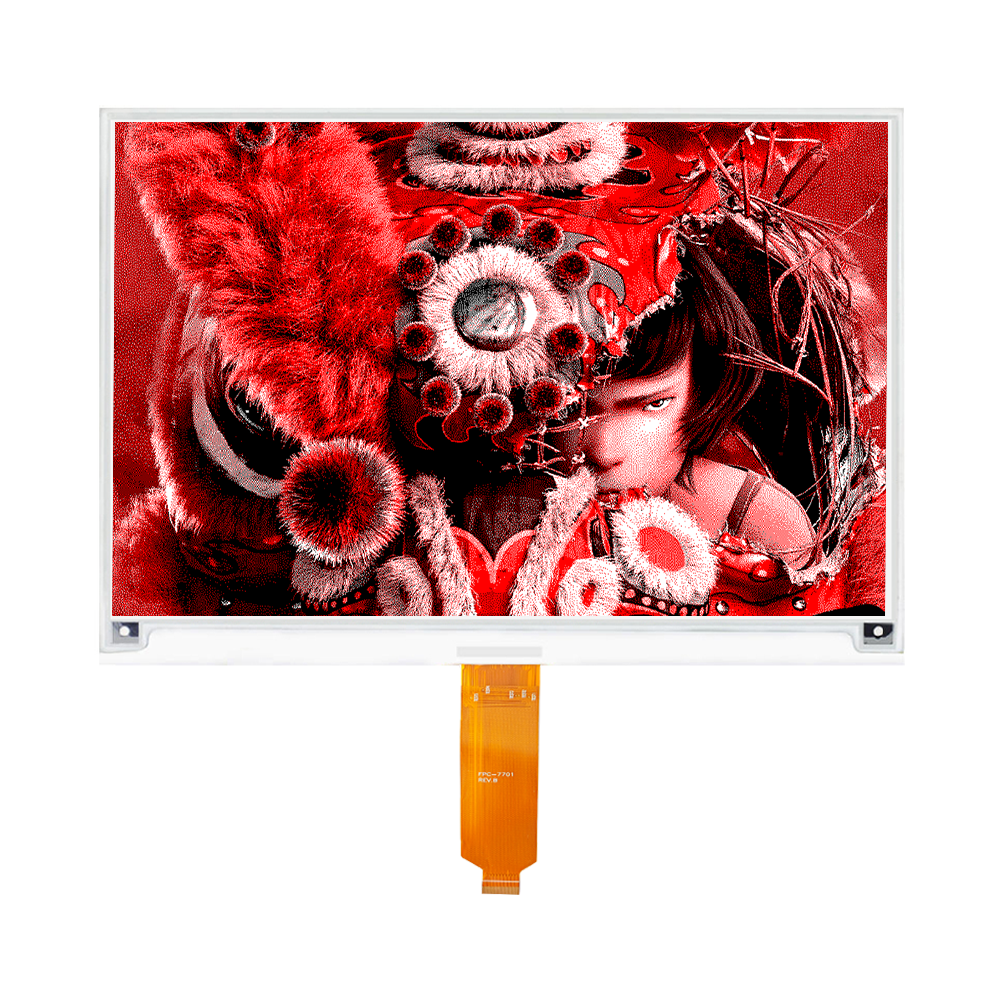 9.7 inch black white red yellow 3-color e-Ink ePaper Display Panel ...