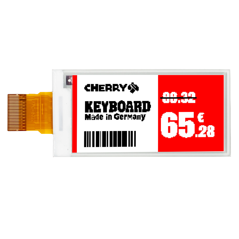 2.13 Inch color e ink epaper display epd color electronic paper screen