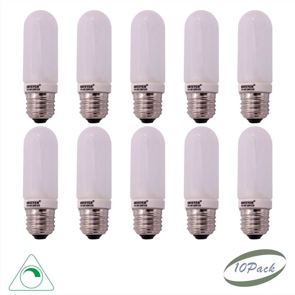 JDD halogen light bulb with E26/E27 lamp base, UV filter inside, 100% ...