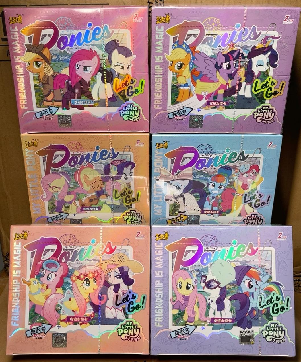 KAYOU My Little Pony Collectible Card Game Box Fun Photo Series 1-6