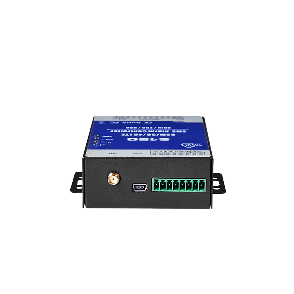 GSM 3G 4G SMS Remote Controller Alarm (8DIN+2DO+USB)