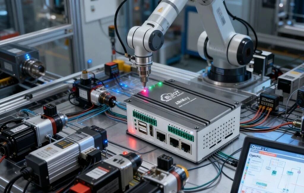 Smart Manufacturing Edge AI Controller Integrating YOLO, EtherCAT and ...