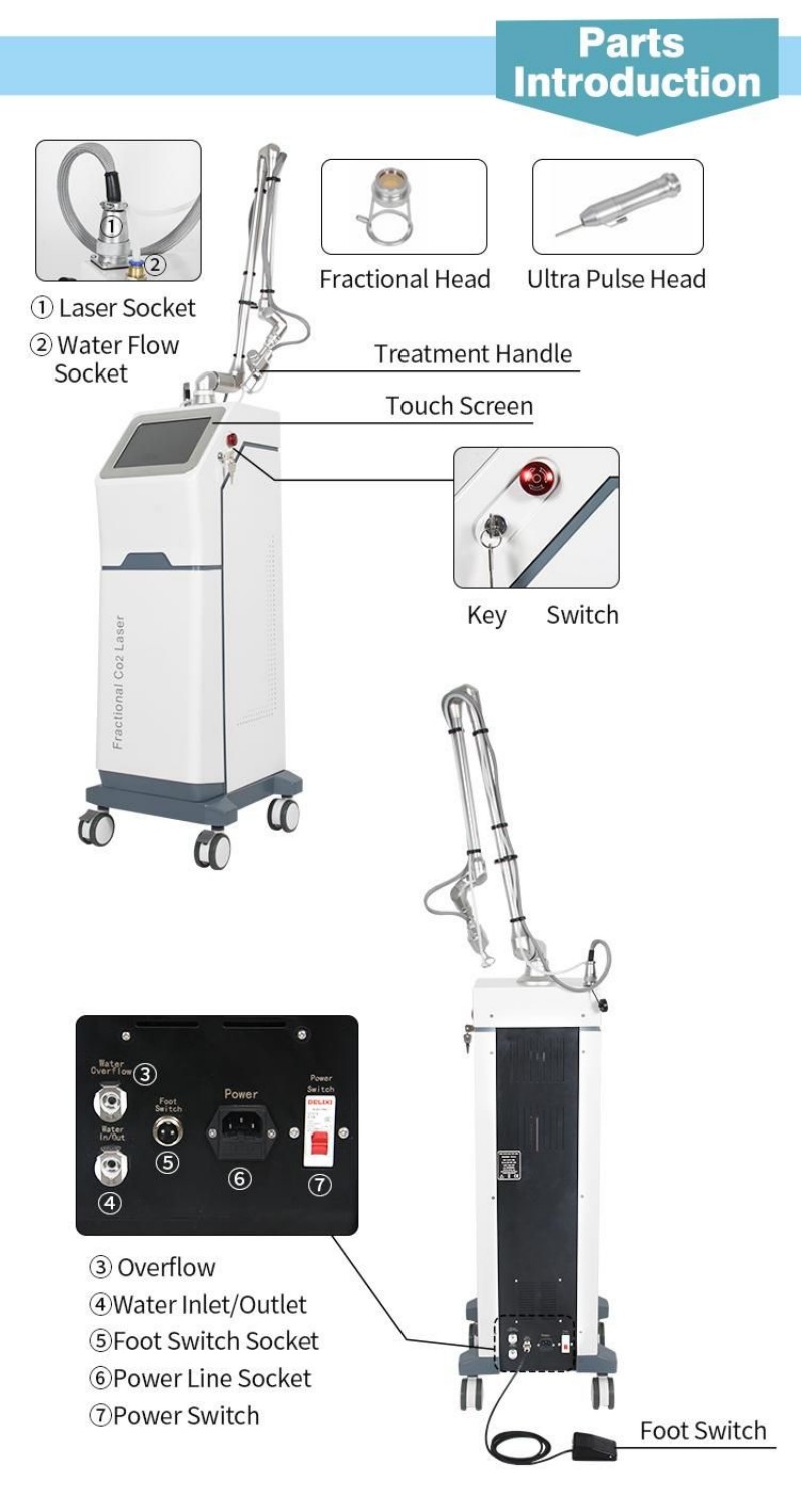 Fractional CO2 Laser Machine For Skin Care