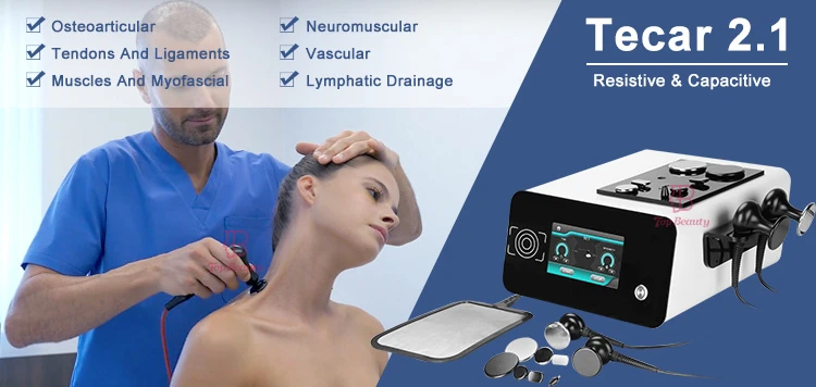 Tecar 2.1 448KHz Tecar Therapy Machine for Pain Relief Physiotherapy