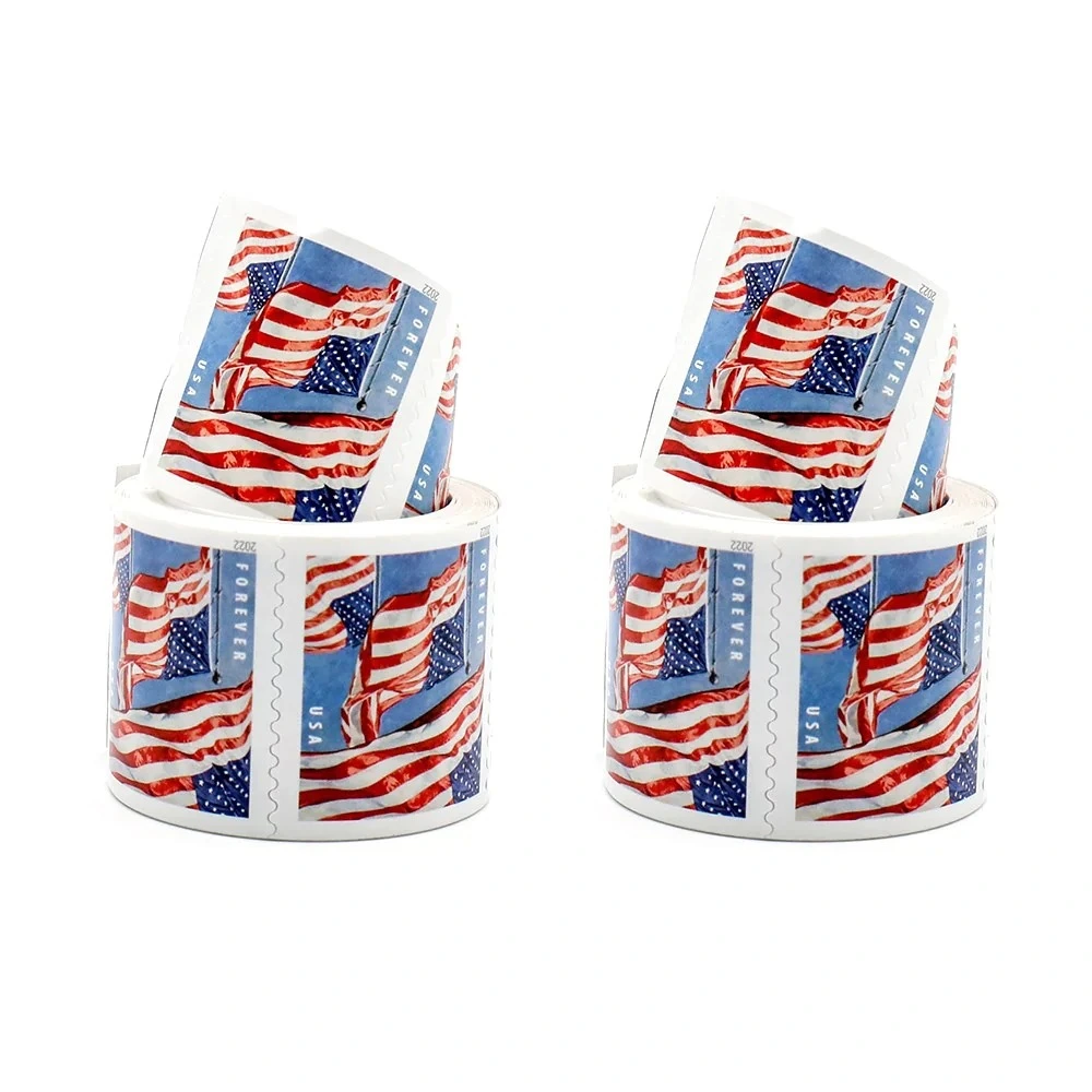 USPS Forever American Flag Stamps Rolls