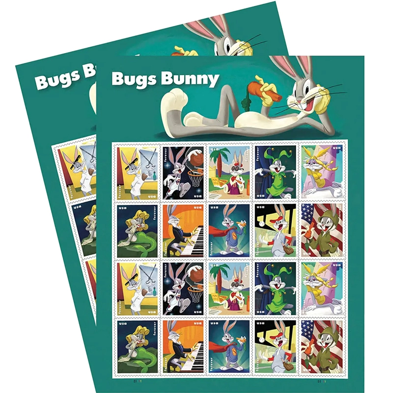 USPS Bugs Bunny Forever Postage Stamps