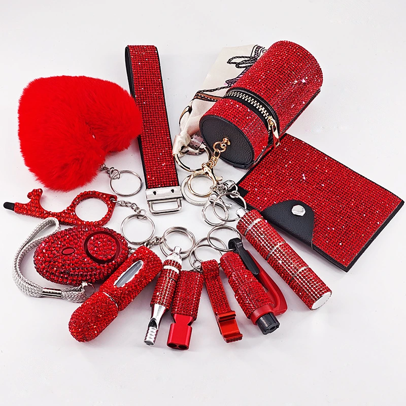 Wholesale multi-functional 12-piece diamond-encrusted self-defense suit.