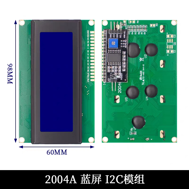 eleproshop.com| 1602A/2004A/12864B LCD Screen with IIC/I2C