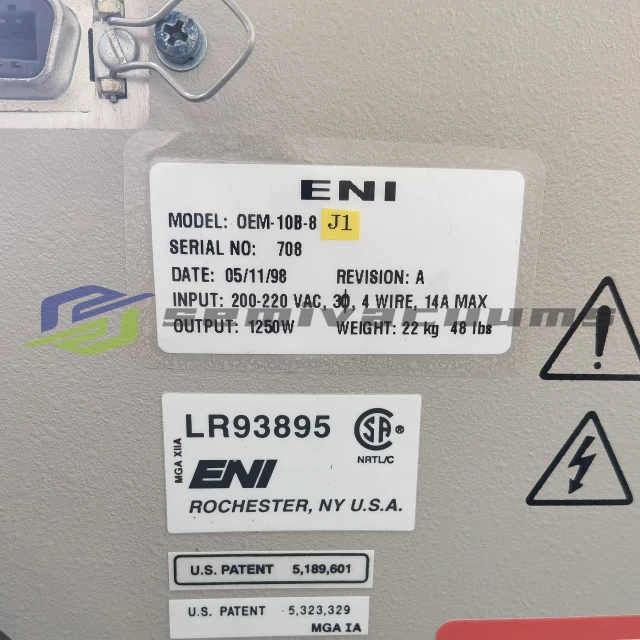 Exploring the ENI OEM-10B RF Generator: A Powerhouse for Industrial ...