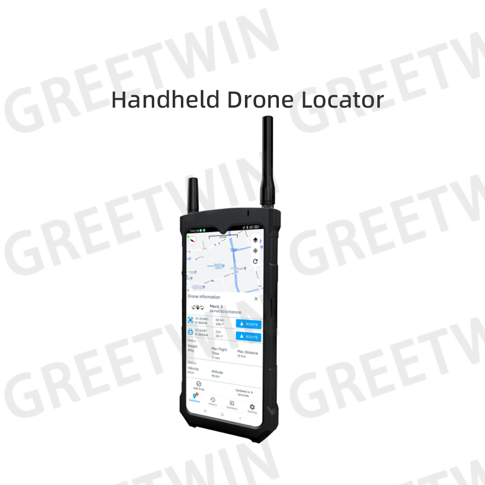 H1L handheld uav drone detector 1-2KM range DJI FPV drone detector and ...