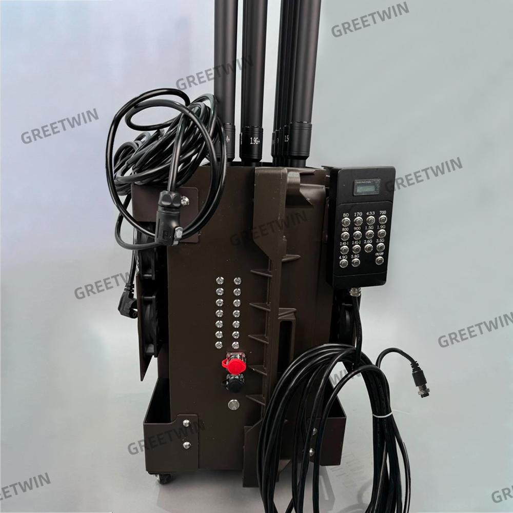 700W 14 Band Anti Drone System Device 80MHz-5.8G FPV UAV Drone Jammer