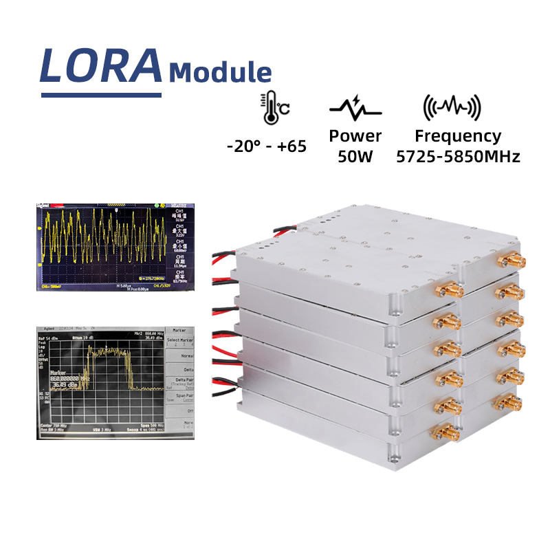 Lora FPV Drone jammer module 5.2G 50W RF Anti Drone Module