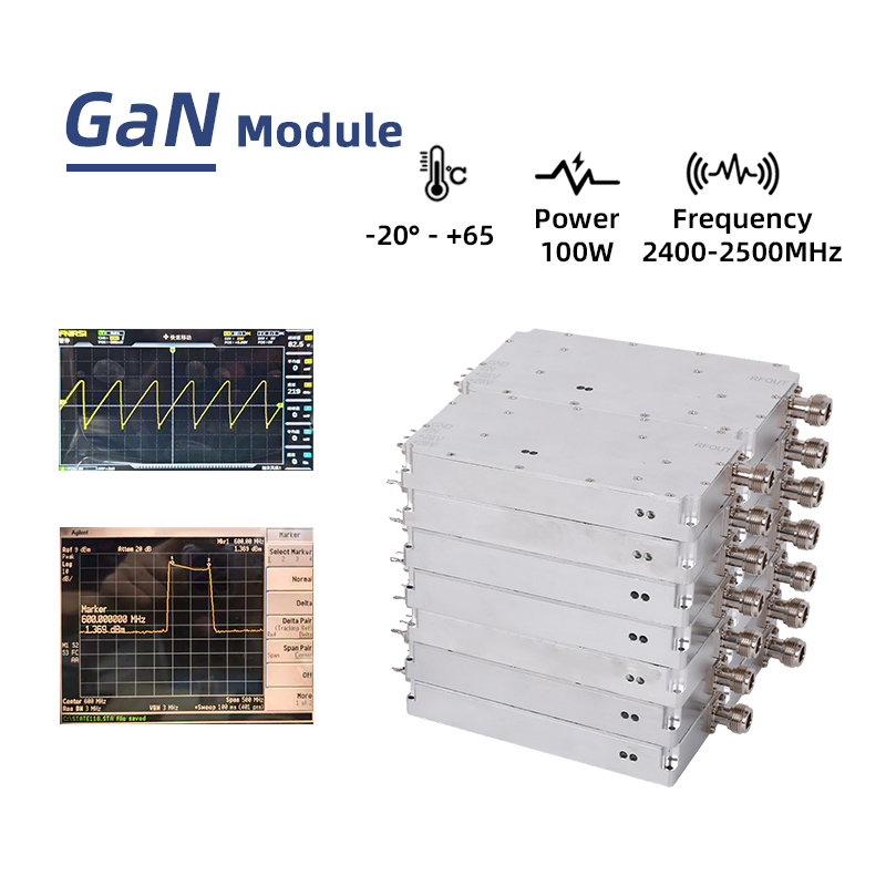 100W 2.4G 2400-2500MHz UAV Drone Jammer module RF FPV drone signal ...