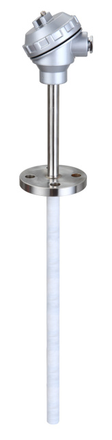 Direct insertion sensor with ceramic protective tube