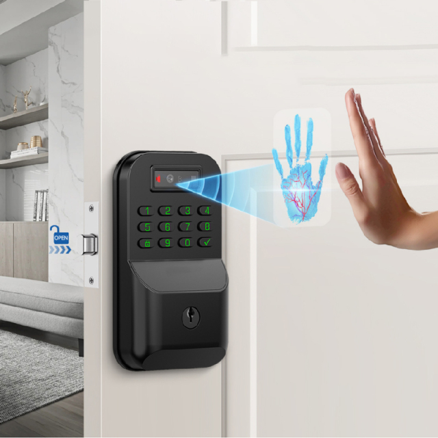 Palm vein smart door lock
