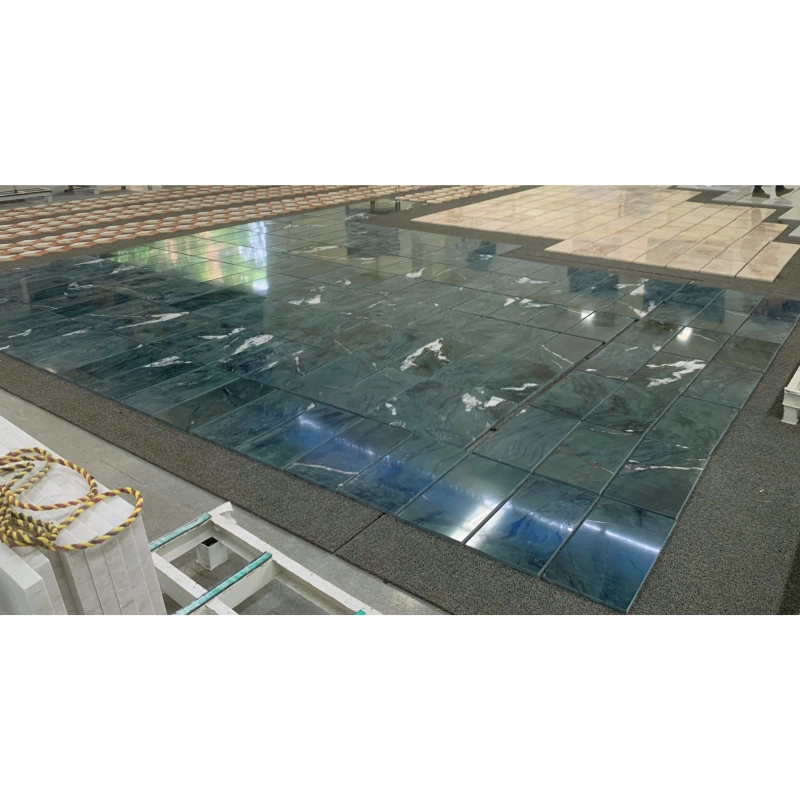 12*24 green natural marble, natural stone, genuine marble, real marble ...