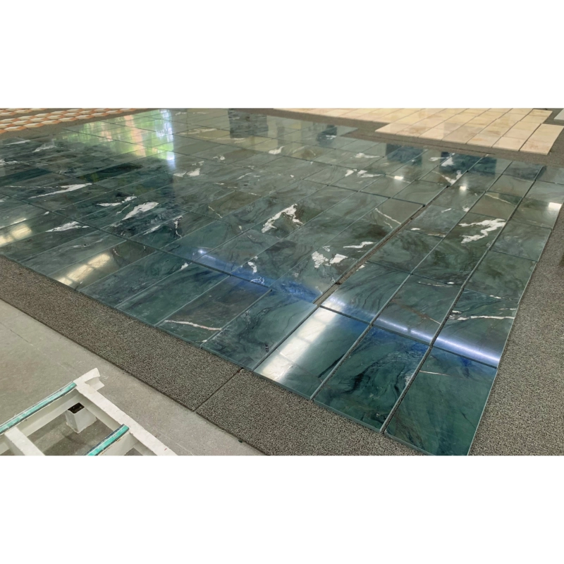 12*24 green natural marble, natural stone, genuine marble, real marble ...