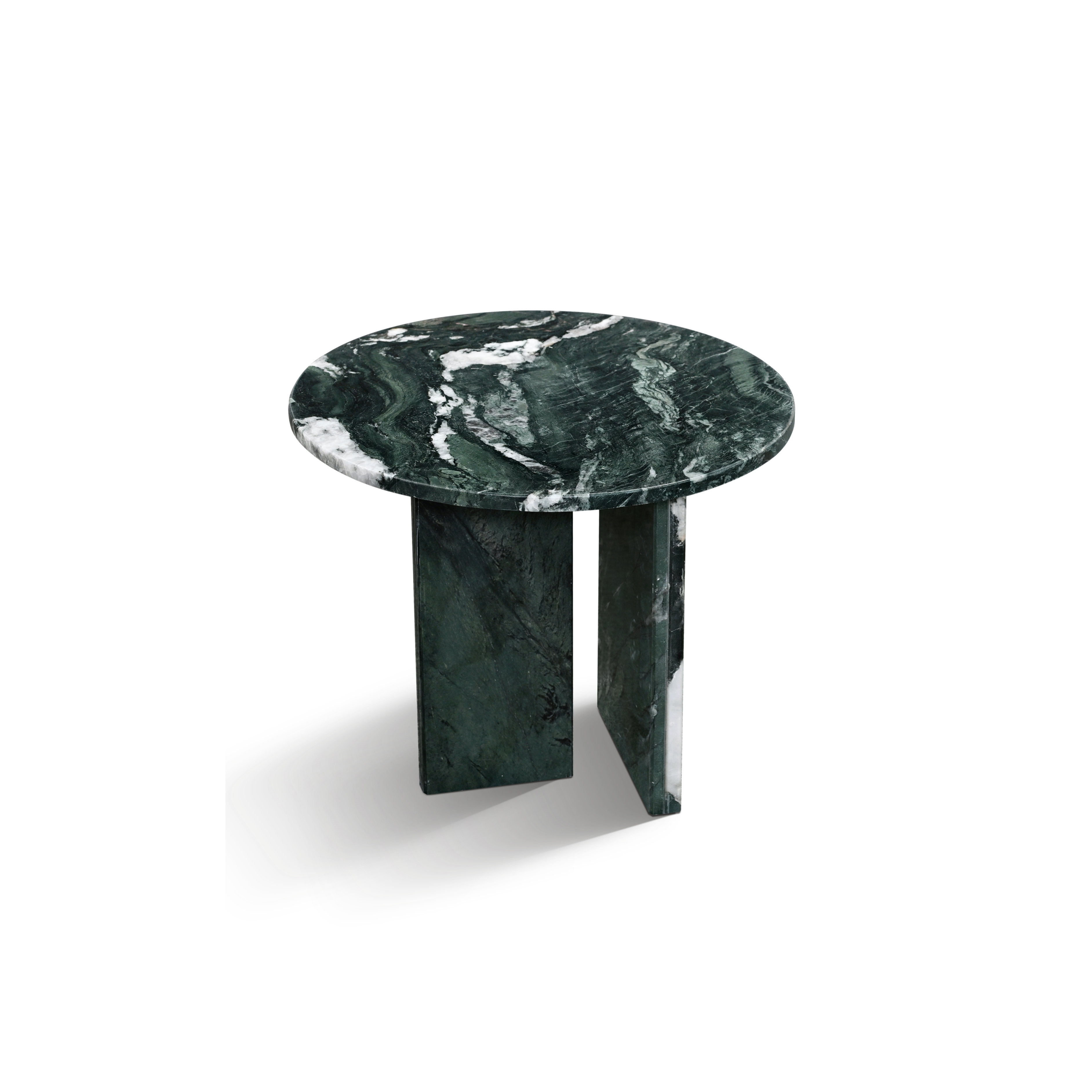 Green natural marble coffee table, small table, living room table ...