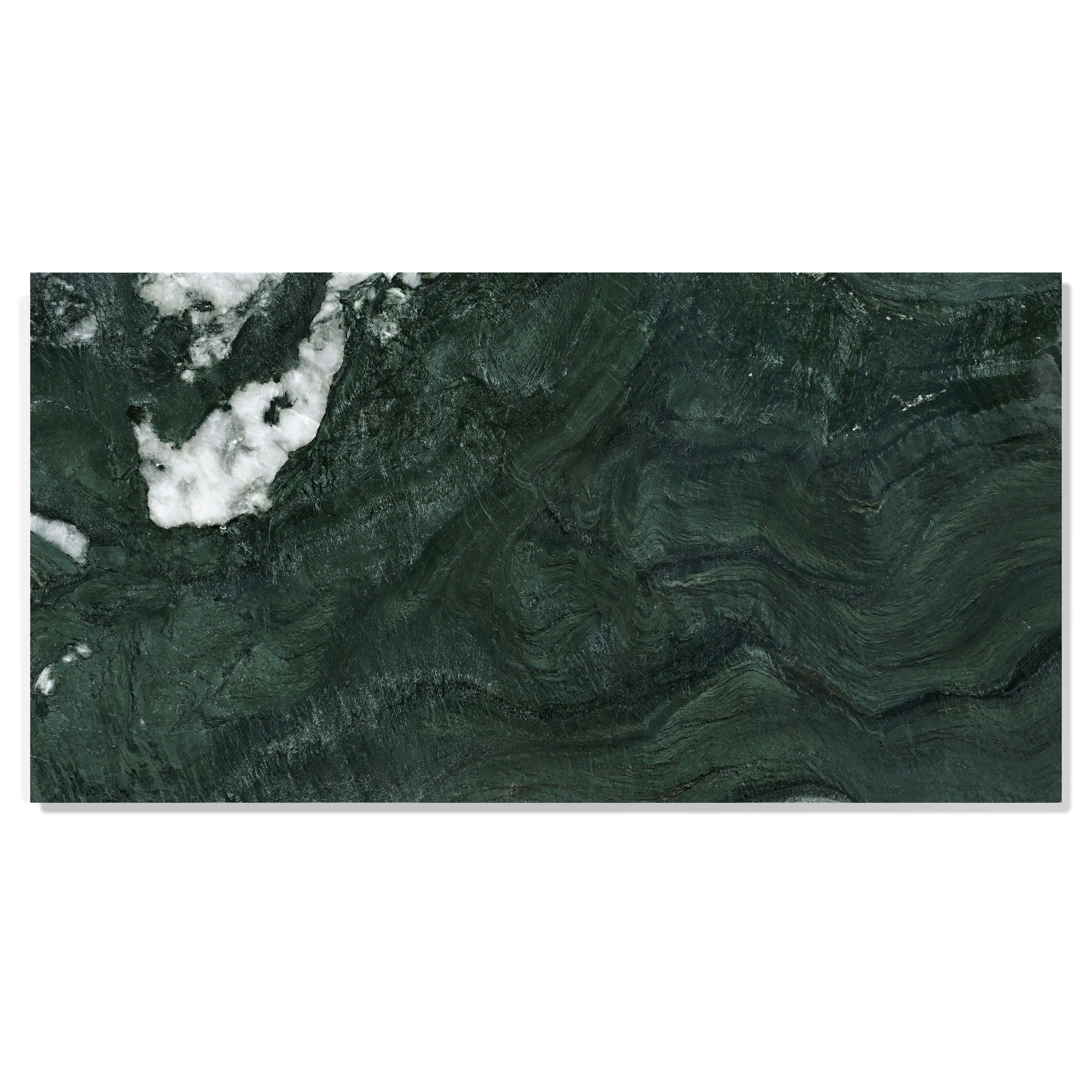 Green Marble Floor and Wall Tiles 12"x24" | Polished Natural Stone | USA