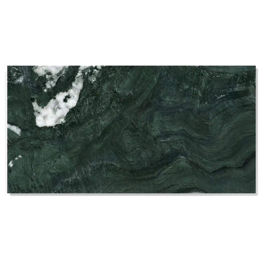 Green Marble Floor and Wall Tiles 12"x24" | Polished Natural Stone | USA